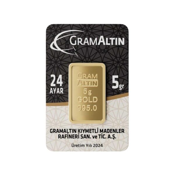 5 gr 24 Ayar 995 Milyem İAR Gram Altın - Rahal